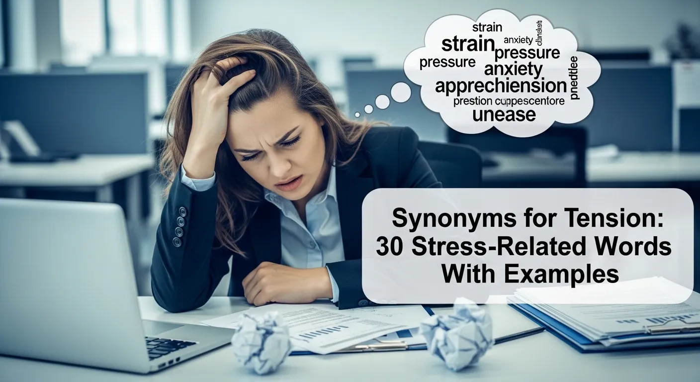 Synonyms for Tension: 30 Stress-Related Words With Examples